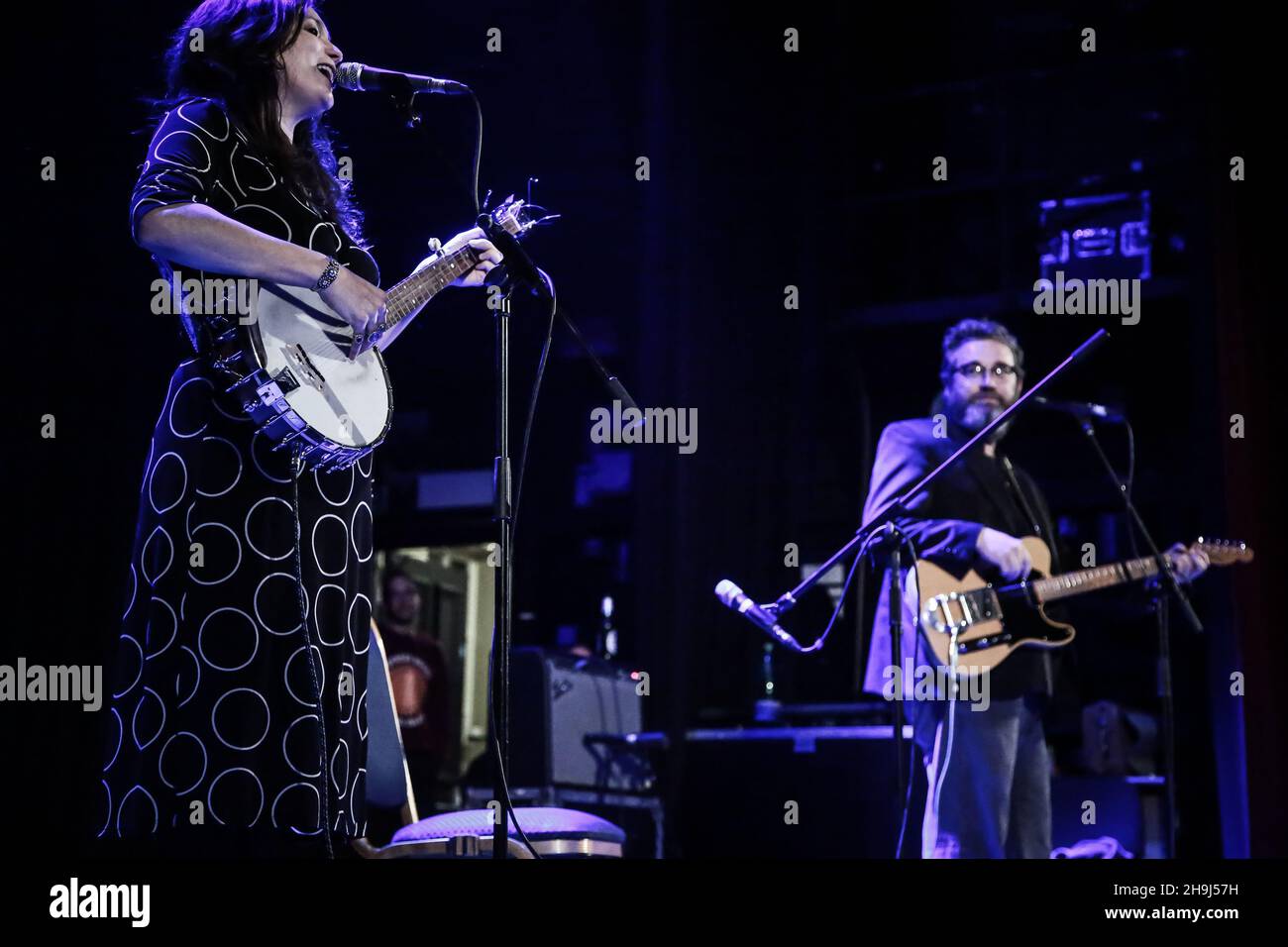 The Handsome Family live on stage at Islington Assembly Hall Stock ...