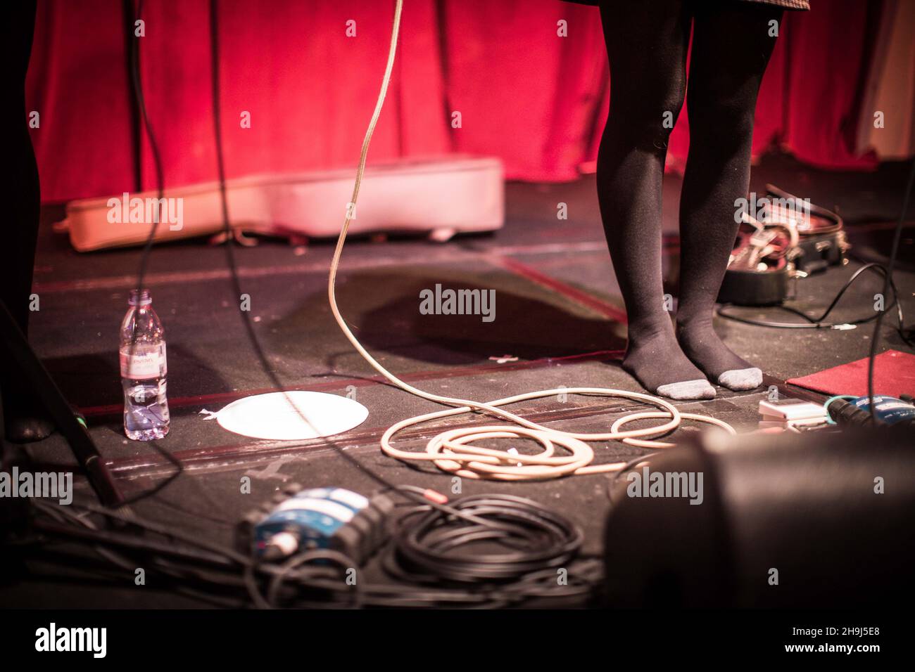 Lily and Madeleine live on stage at Bush Hall in London Stock Photo - Alamy