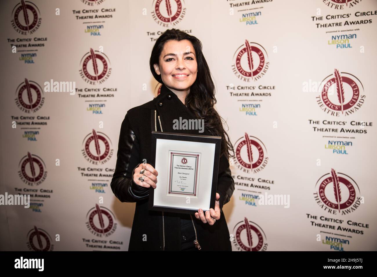 Es Devlin after recieving her joint Best Designer award for The Nether ...