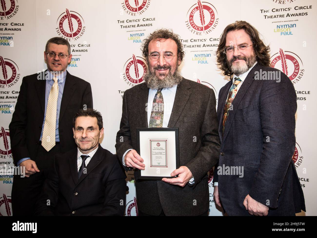 (left to right) Anthony Pins, Paul Taino, Antony Sher and Gregory Doran ...