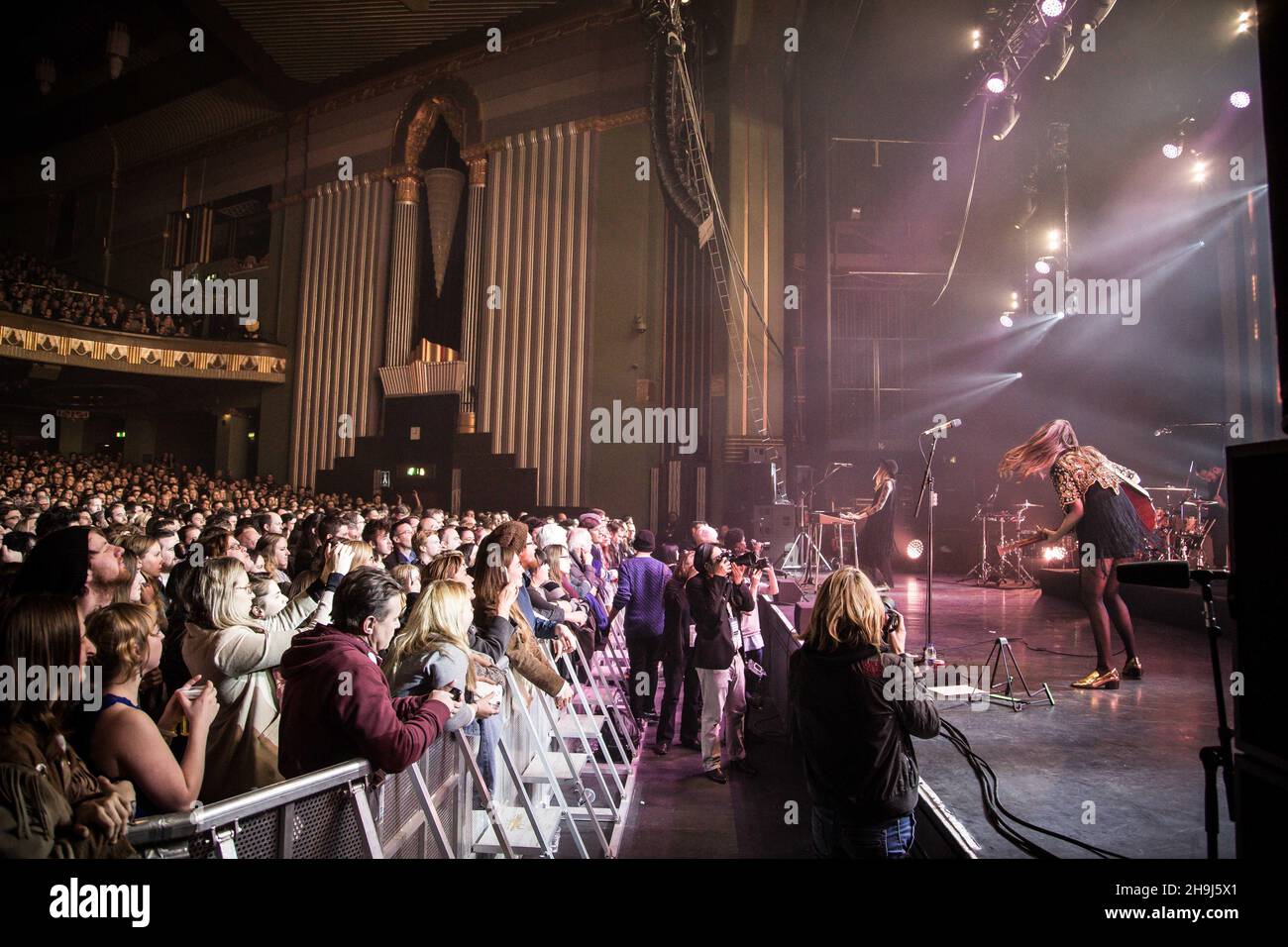 First Aid Kit on the final date of their UK tour live on stage at ...