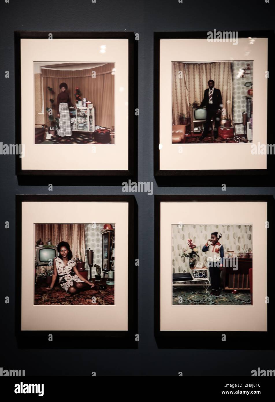 A series of photos by Neil Kenlock at the press day at the opening of ...