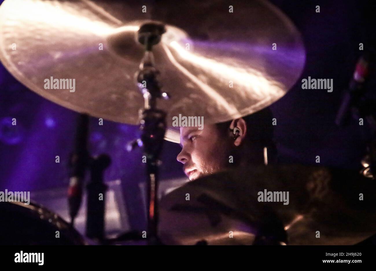 Ben Thatcher of Royal Blood live on stage at Koko in London Stock Photo ...