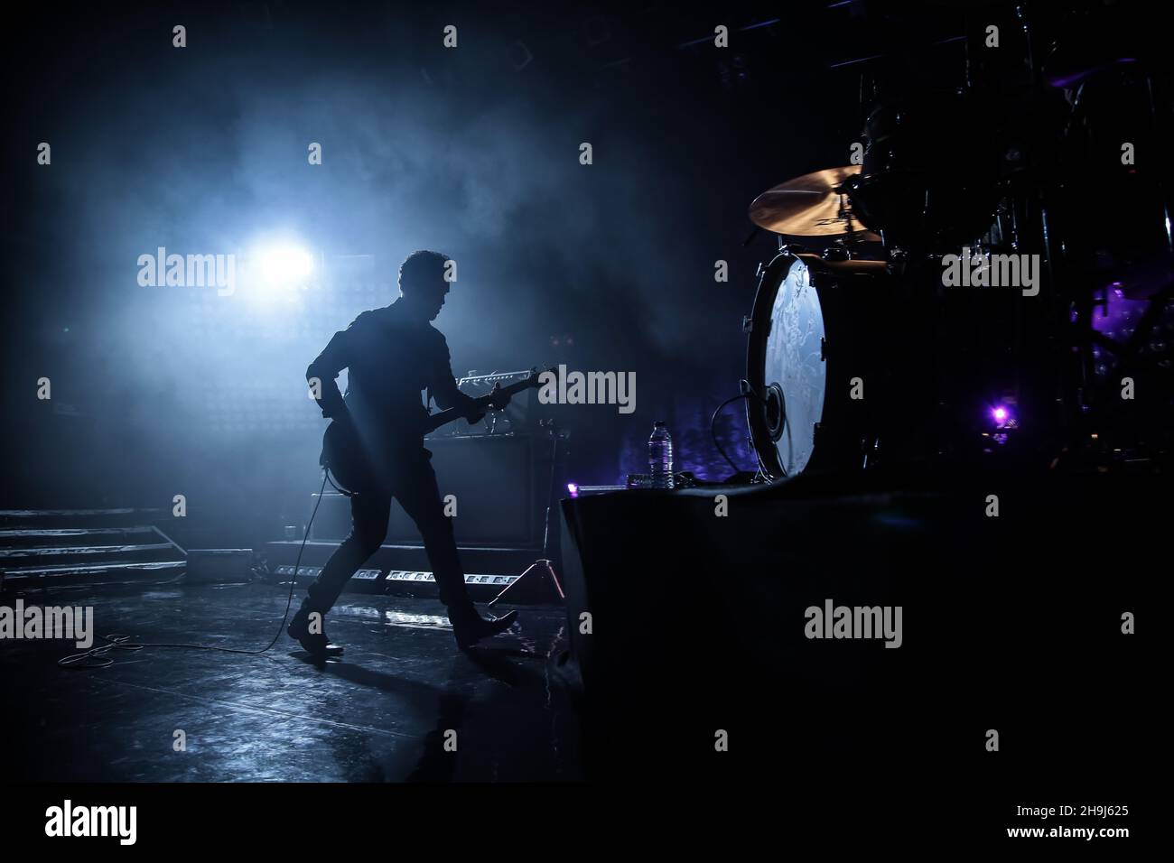 Mike Kerr of Royal Blood live on stage at Koko in London Stock Photo ...