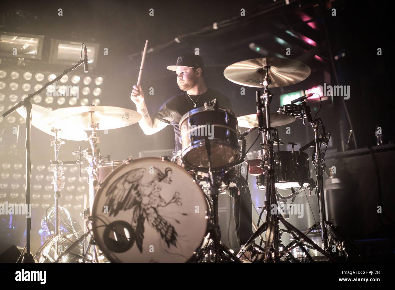 Ben Thatcher of Royal Blood live on stage at Koko in London Stock Photo ...