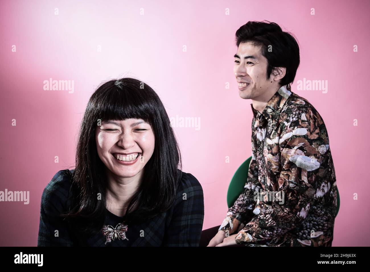 EXCLUSIVE: Japanese synth duo Yokan System posing for portraits at ...