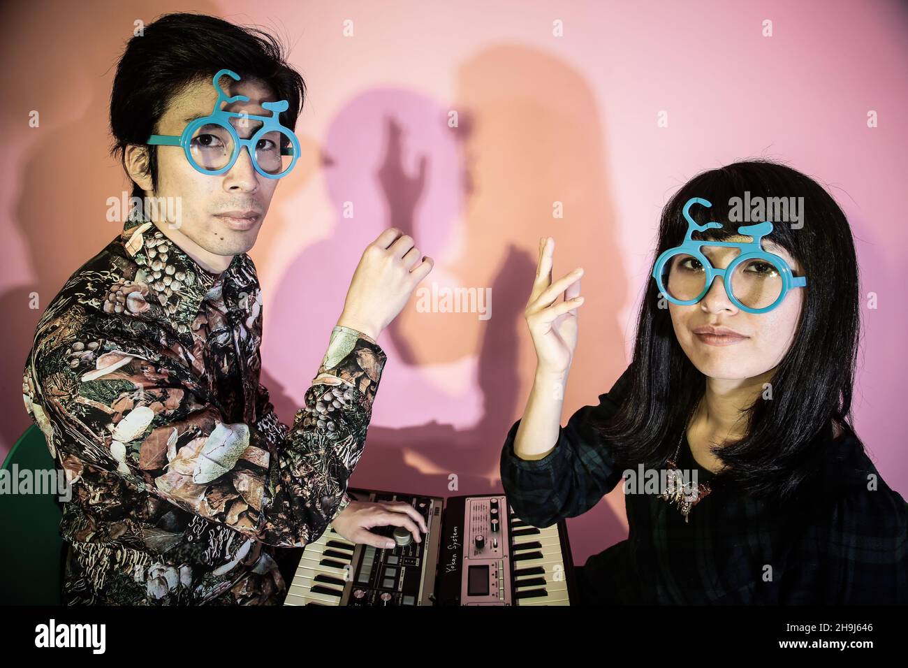 EXCLUSIVE: Japanese synth duo Yokan System posing for portraits at ...