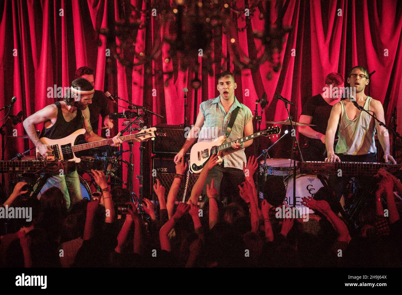 Bleachers performing live on stage at Bush Hall in London Stock Photo ...
