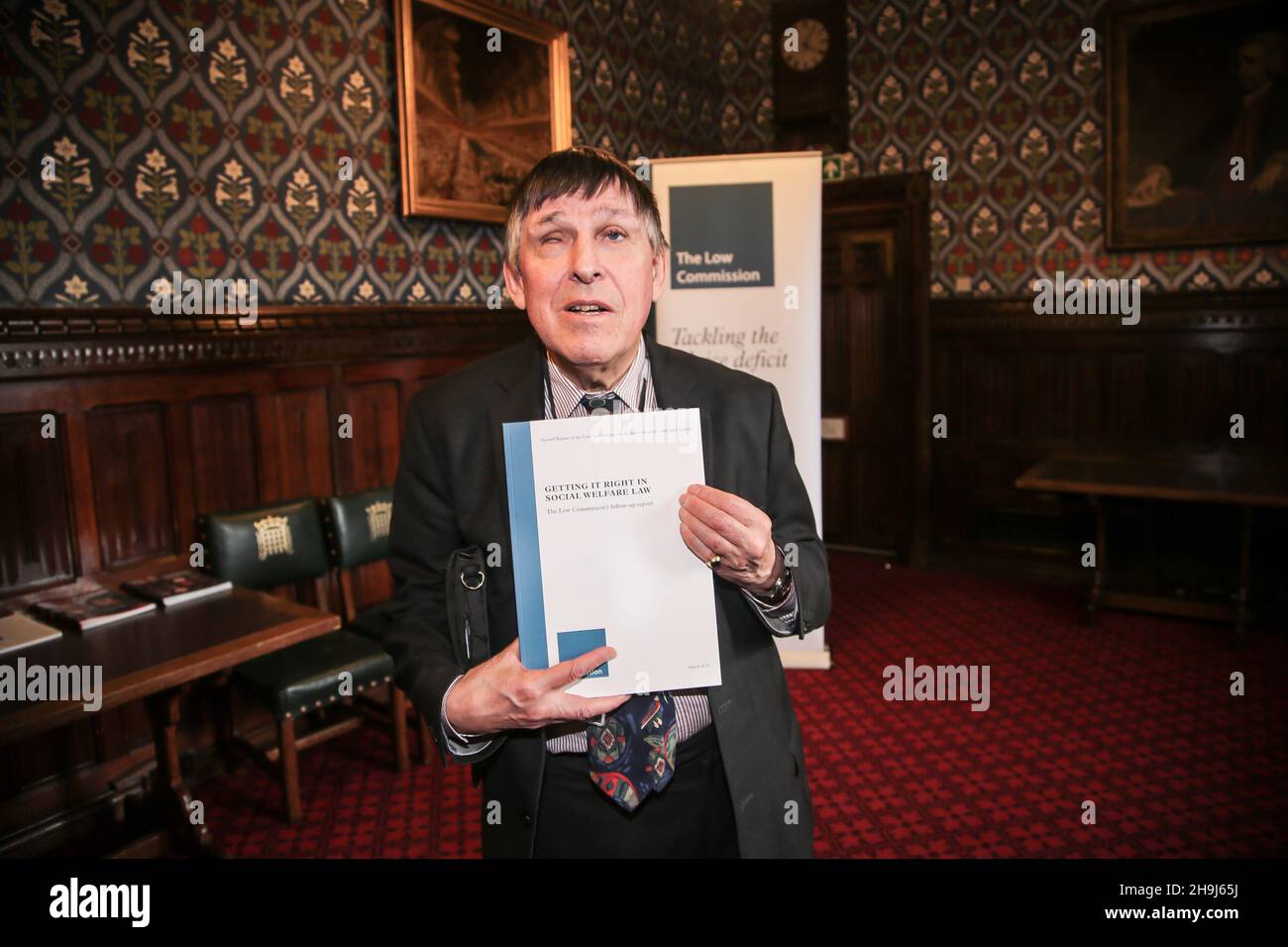 Colin Low, Lord Low of Dalston, at the launch of the follow-up report ...