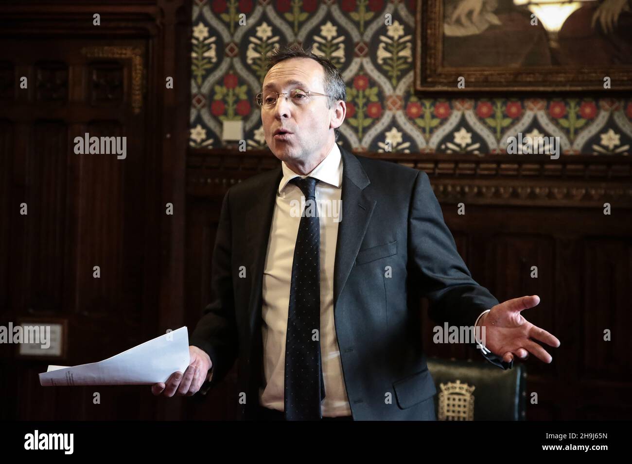 Andy Slaughter speaking at the launch of the follow-up report by the ...