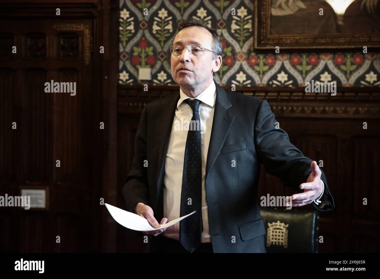 Andy Slaughter speaking at the launch of the follow-up report by the ...