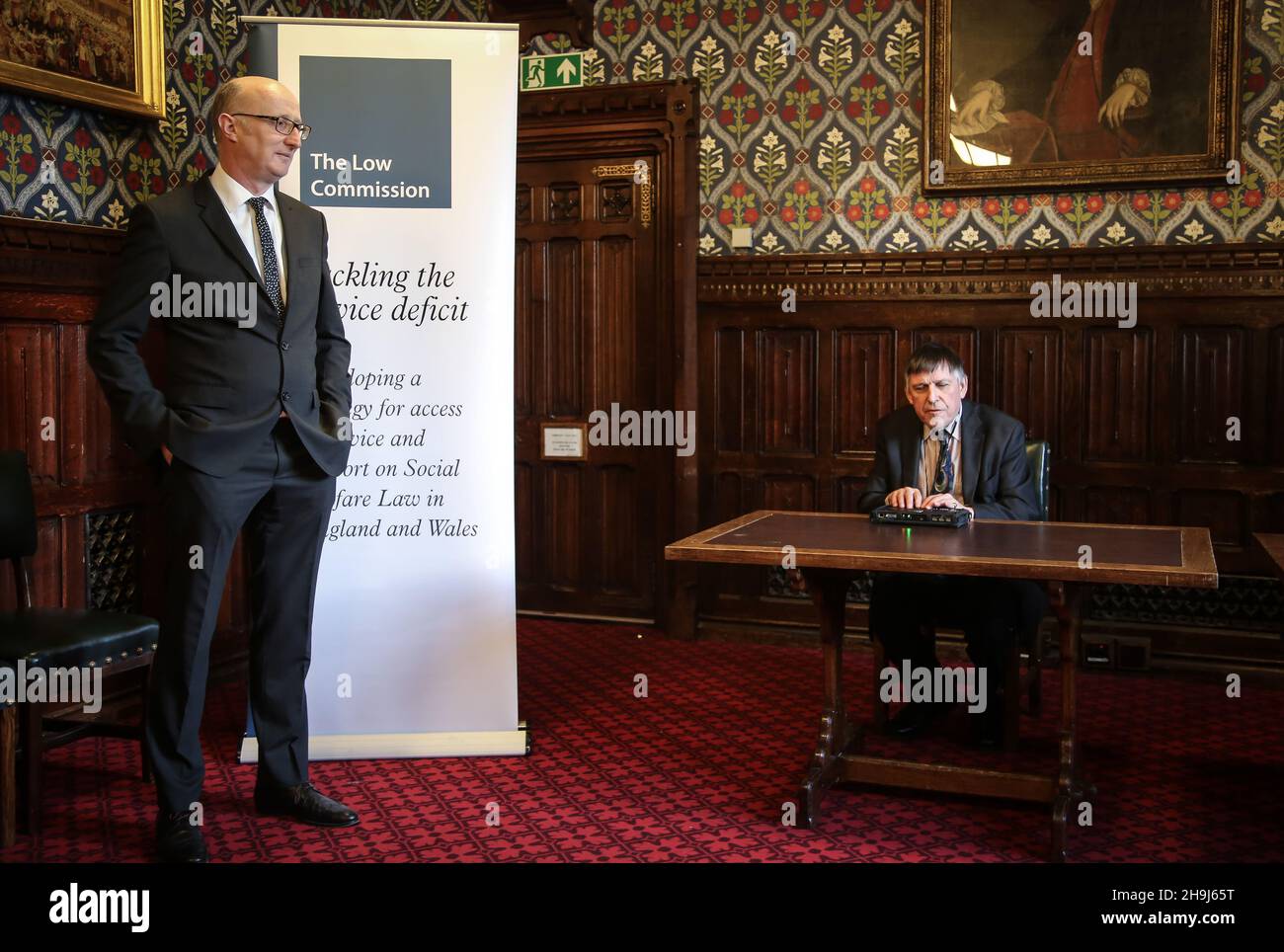 Colin Low, Baron Low of Dalston, at the launch of the follow-up report ...