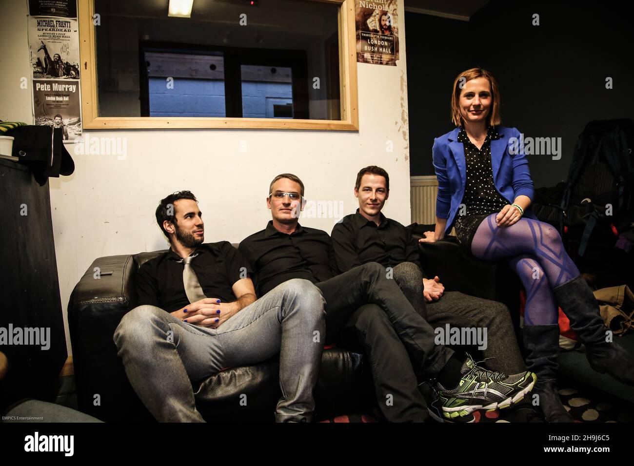 Manu Delago Handmade backstage at Bush Hall in London Stock Photo - Alamy