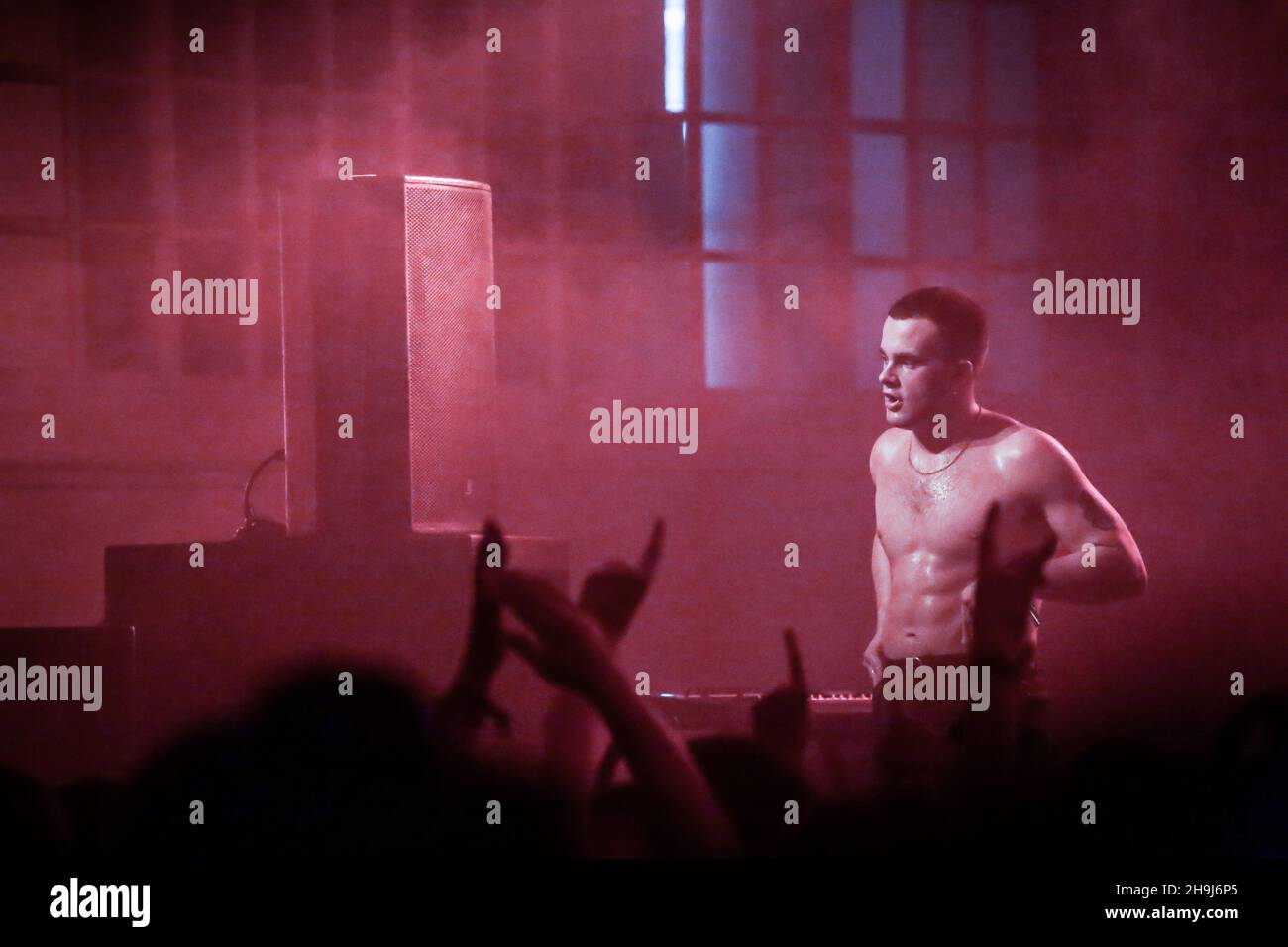 Issac Holman of Slaves on the Dome stage as part of the 2015 Great ...