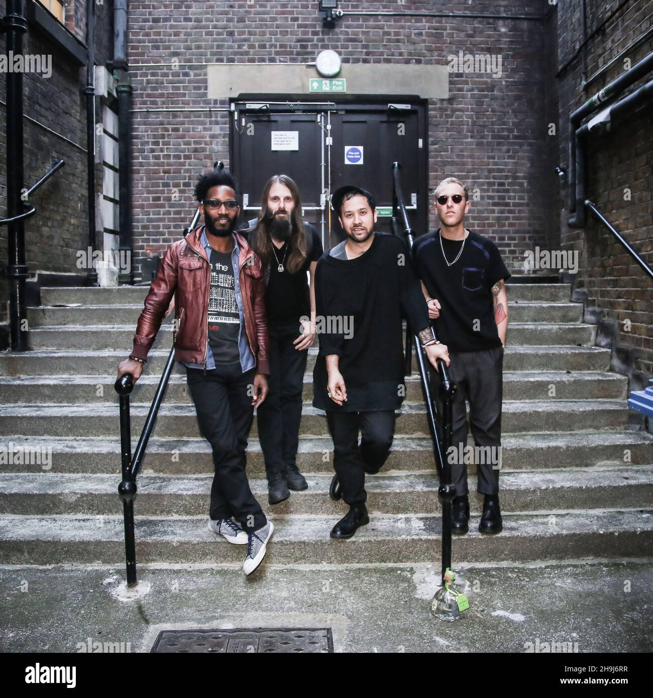 EXCLUSIVE: Unknown Mortal Orchestra pose for photos before going on ...
