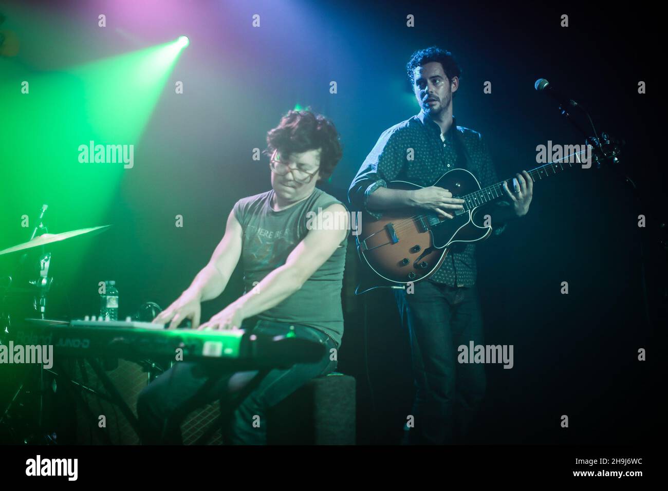 James Petralli of Bop English performing live on stage at Oslo in ...