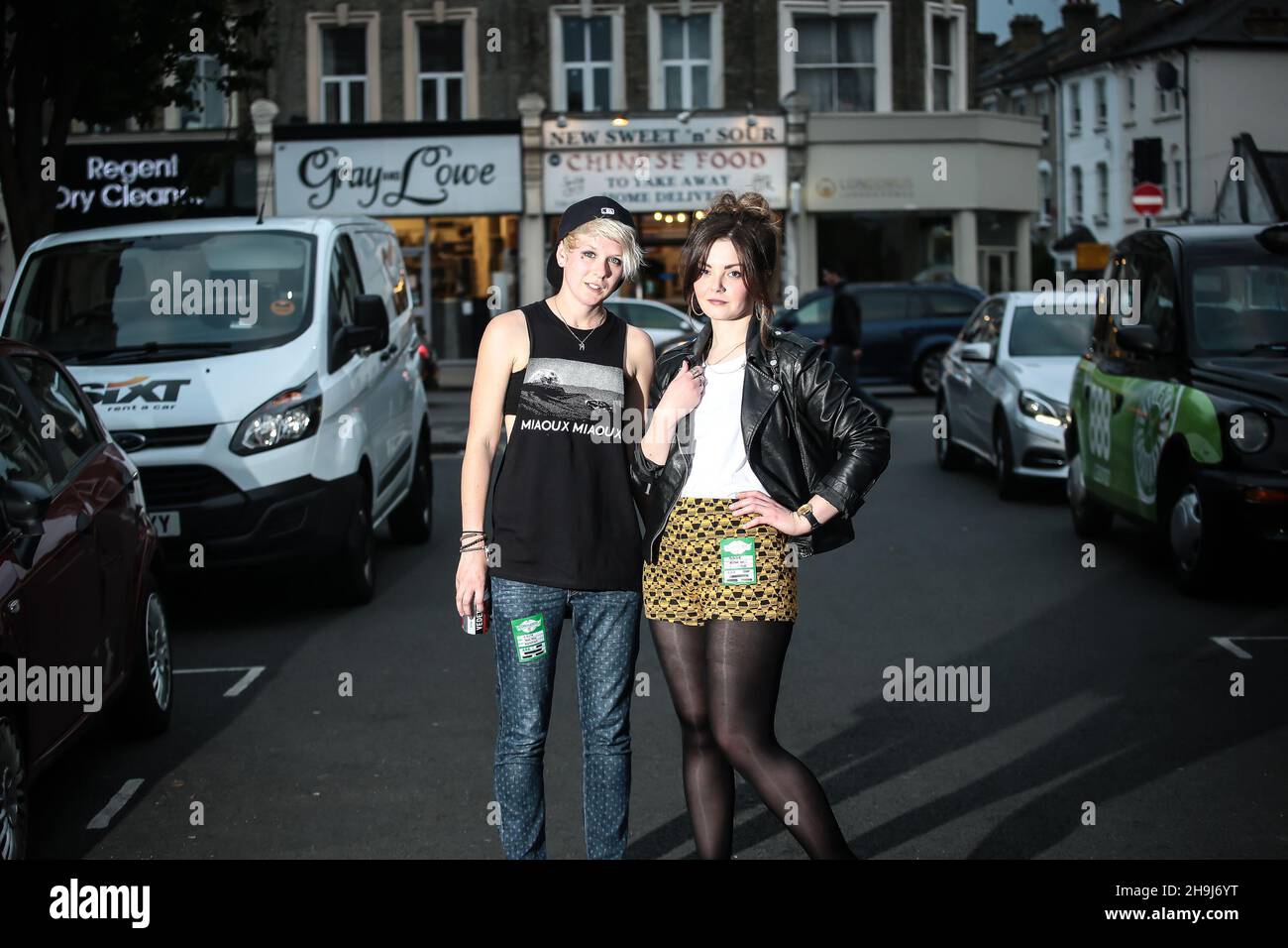 EXCLUSIVE: Cat Myers (left) and Stina Tweeddale Honeyblood posing for ...