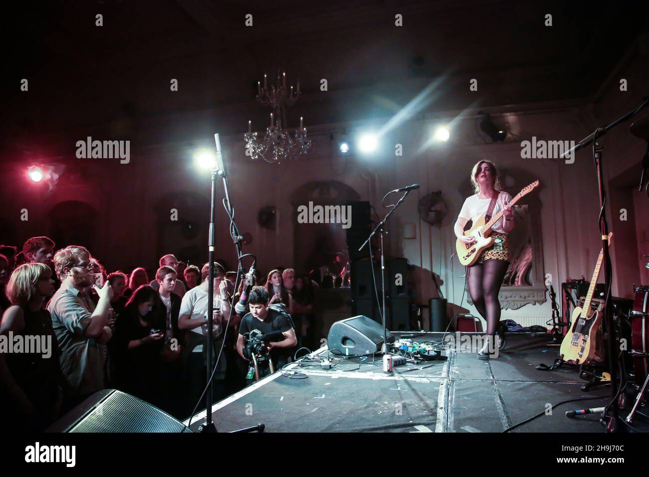 Stina Tweeddale of Honeyblood performing live on stage during the ...