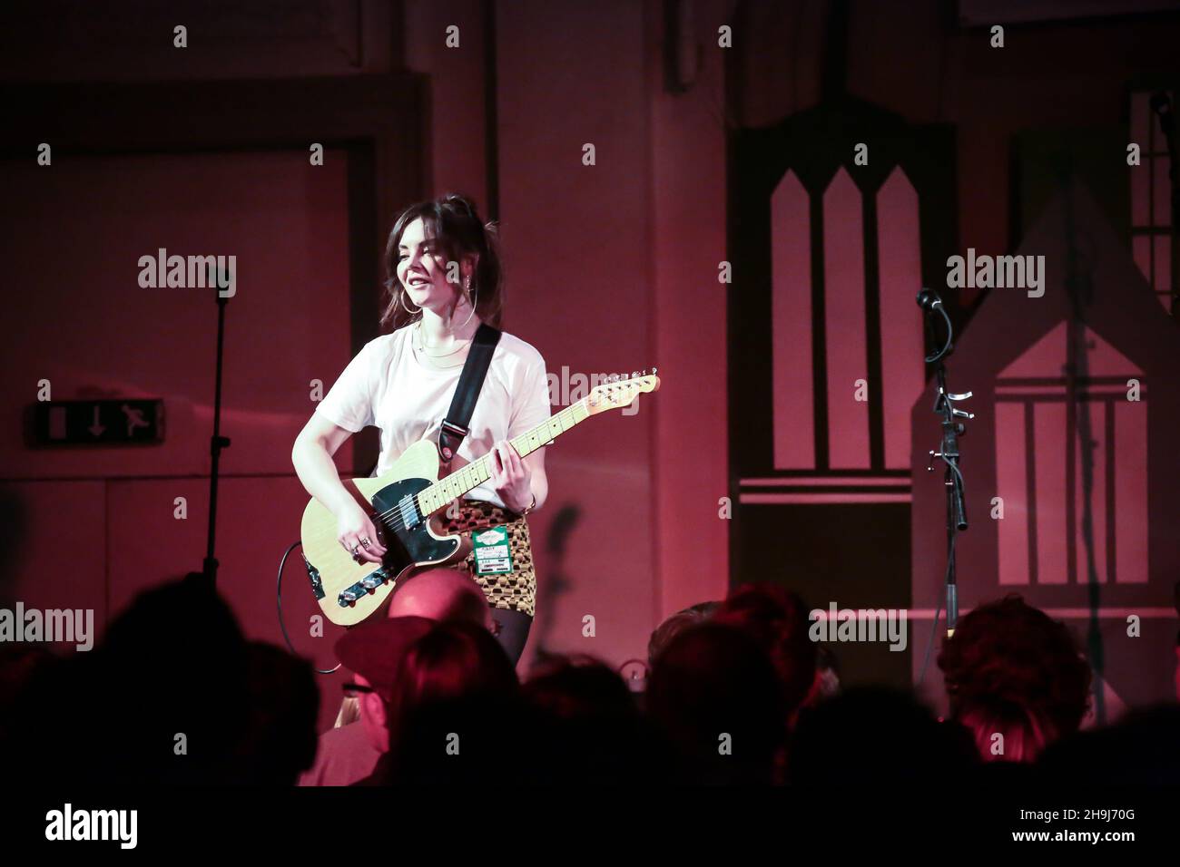 Stina Tweeddale of Honeyblood performing live on stage during the ...