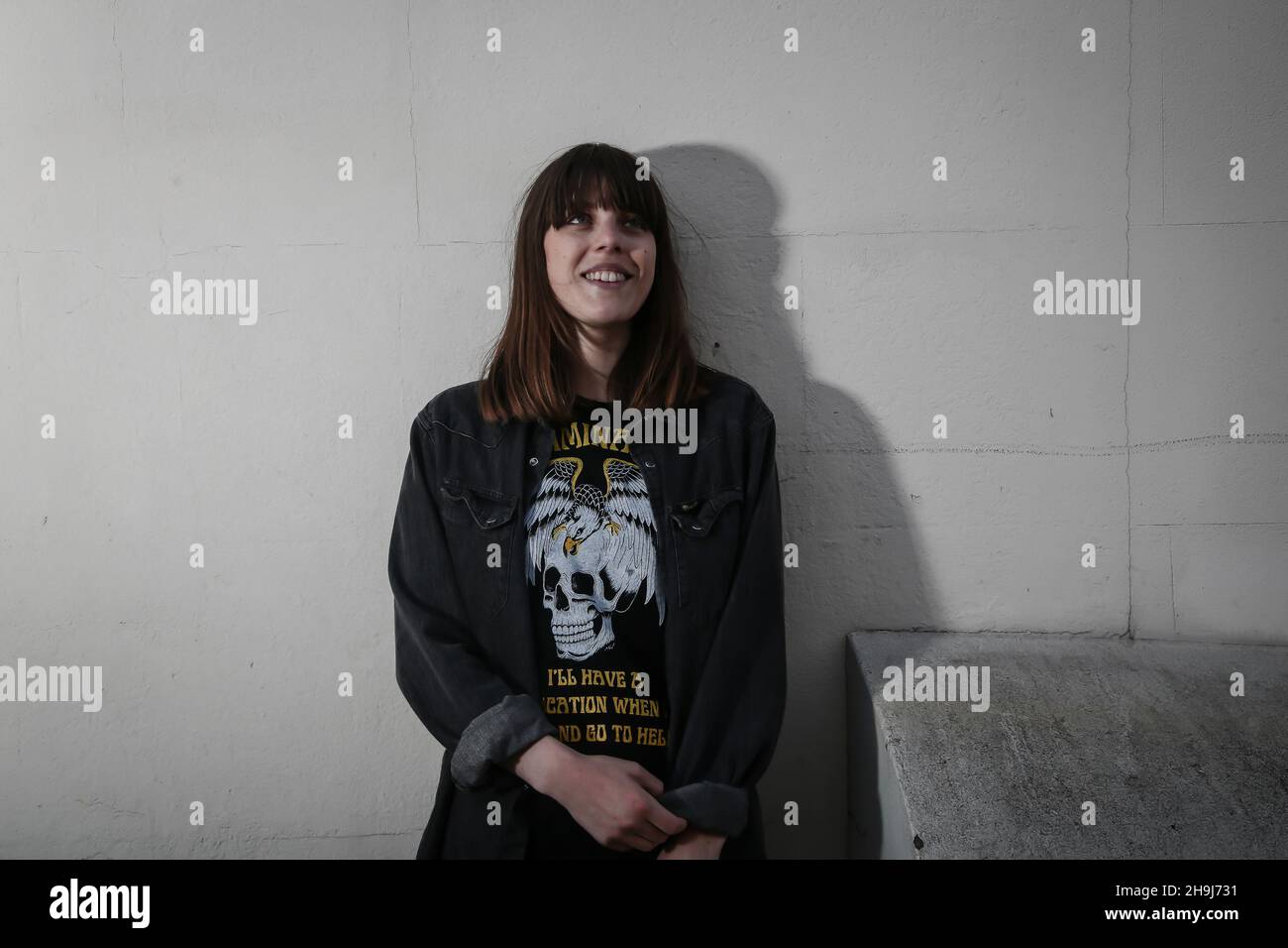 Sea Lion (real name: Linn Osterberg) poses for photos before performing ...