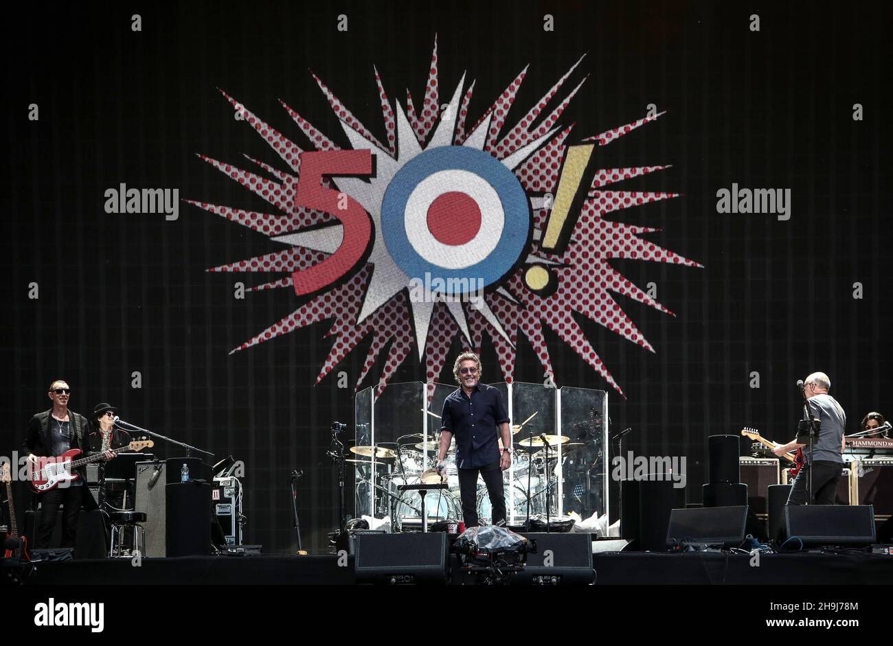 The Who headlining the Friday night at the Barclaycard British Summer ...