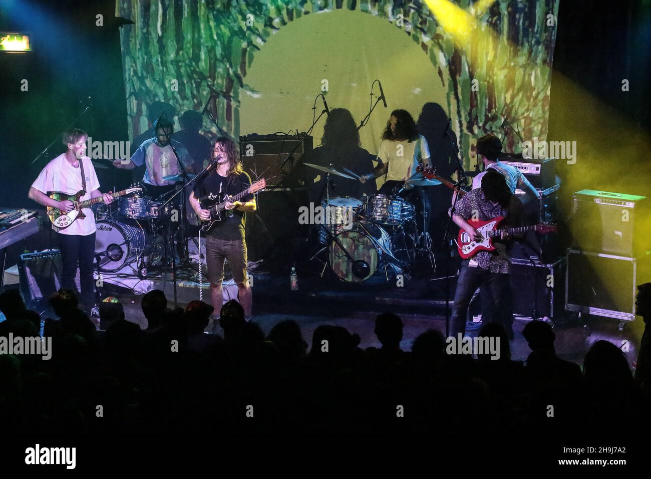 King Gizzard and The Lizard Wizard live on stage at Scala in London ...