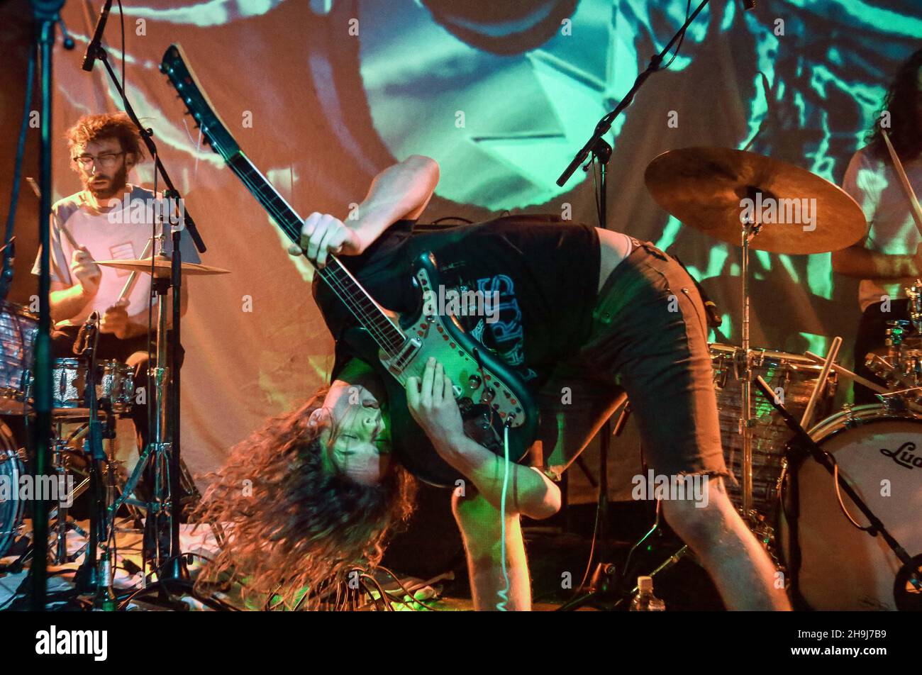 Ambrose Kenny Smith of King Gizzard and The Lizard Wizard live on stage ...