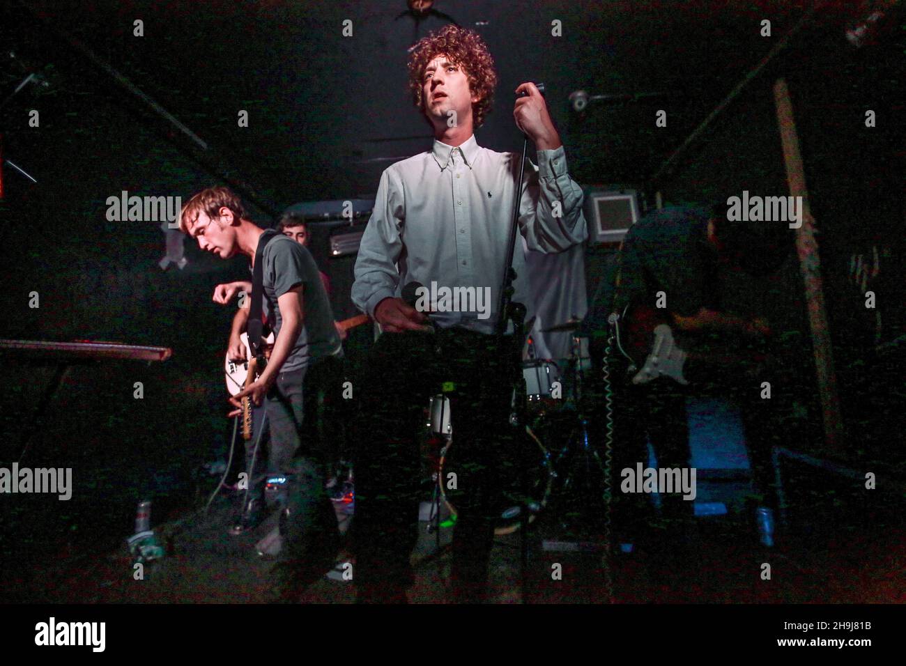 Autobahn performing live on stage at the Old Blue Last in London on the ...