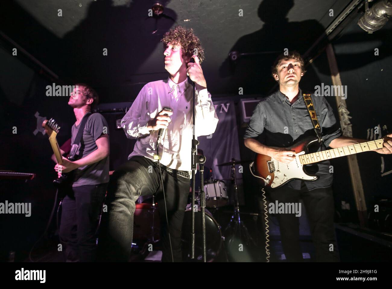 Autobahn performing live on stage at the Old Blue Last in London on the ...