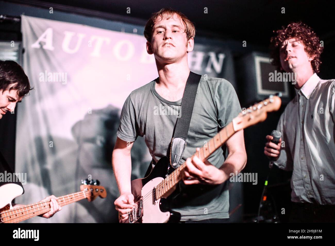 Autobahn performing live on stage at the Old Blue Last in London on the ...