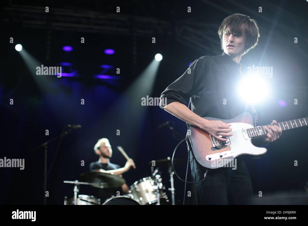 Tim Darcy of Ought on the Garden Stage at the 10th edition of The End ...