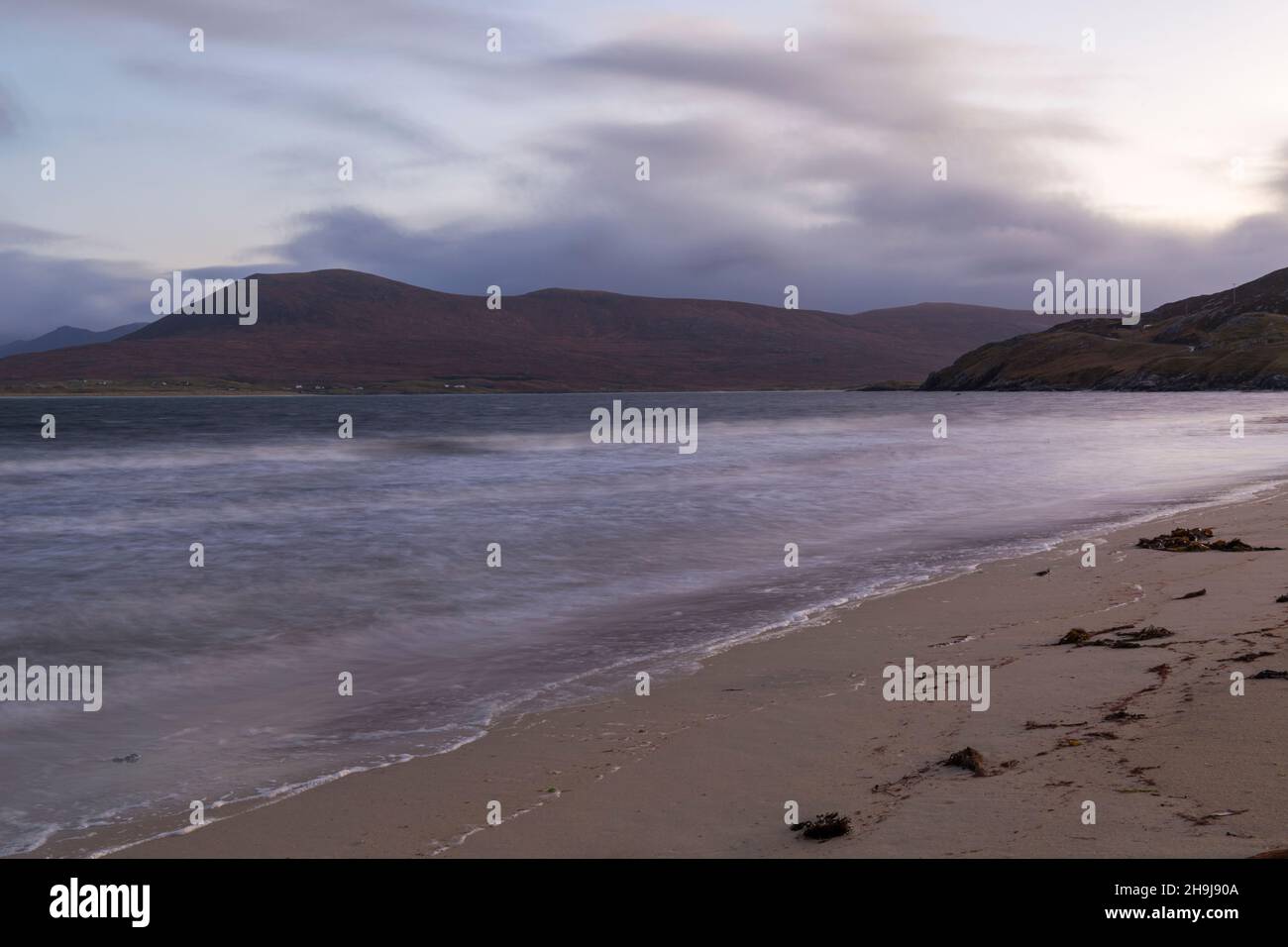 Dawn at Horgabost beach, Isle of Lewis and Harris, Outer Hebrides ...