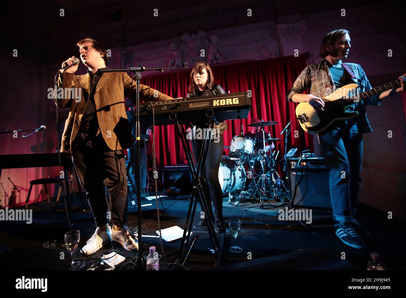 Wesley Gonzalez and his band performing for the first ever time as a ...