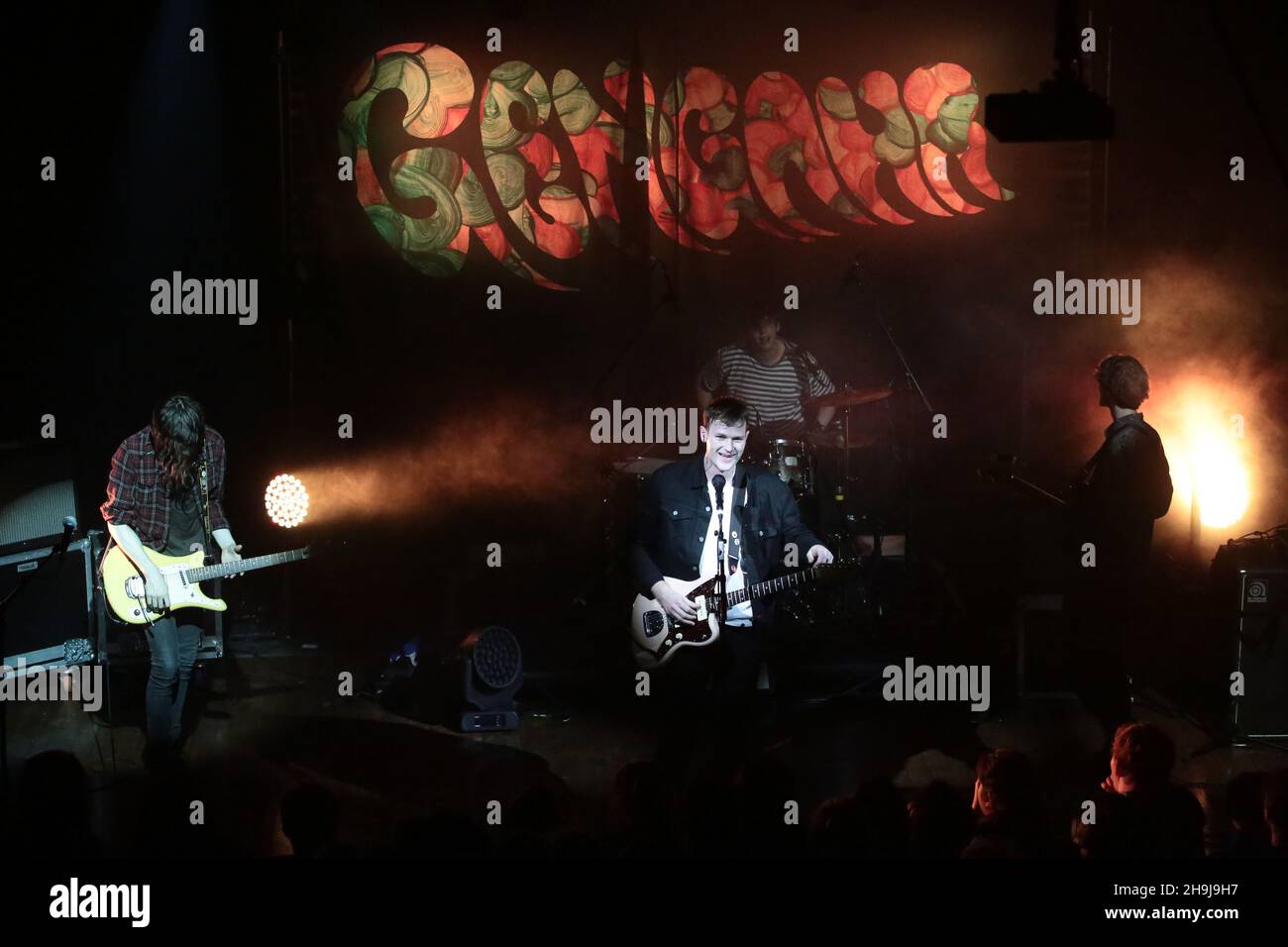 Gengahr performing live on stage at Scala in London Stock Photo - Alamy
