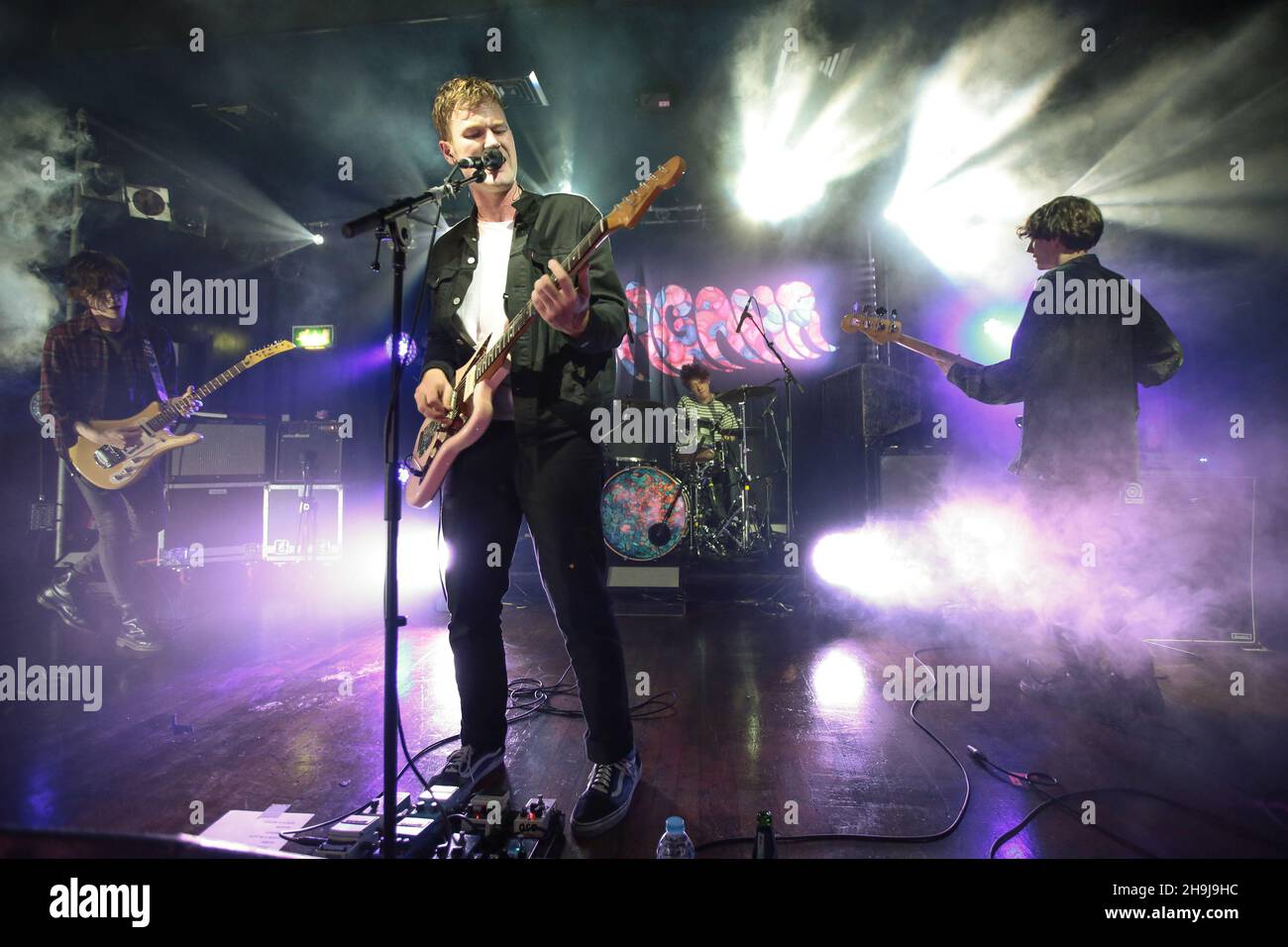 Gengahr performing live on stage at Scala in London Stock Photo - Alamy