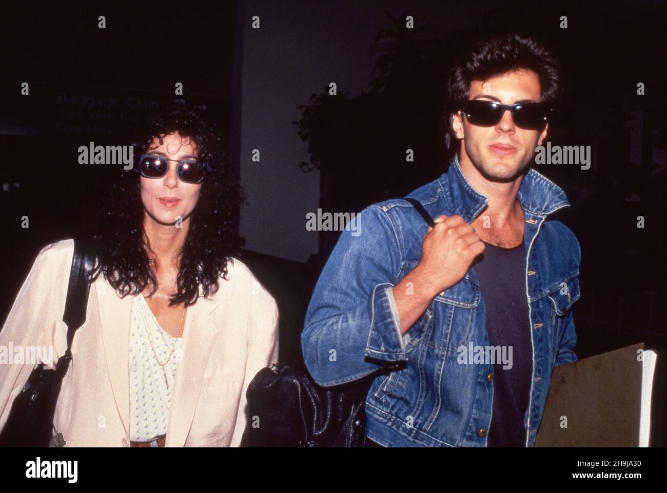 Cher and Rob Camilletti September 1987 California. Credit: Ralph ...