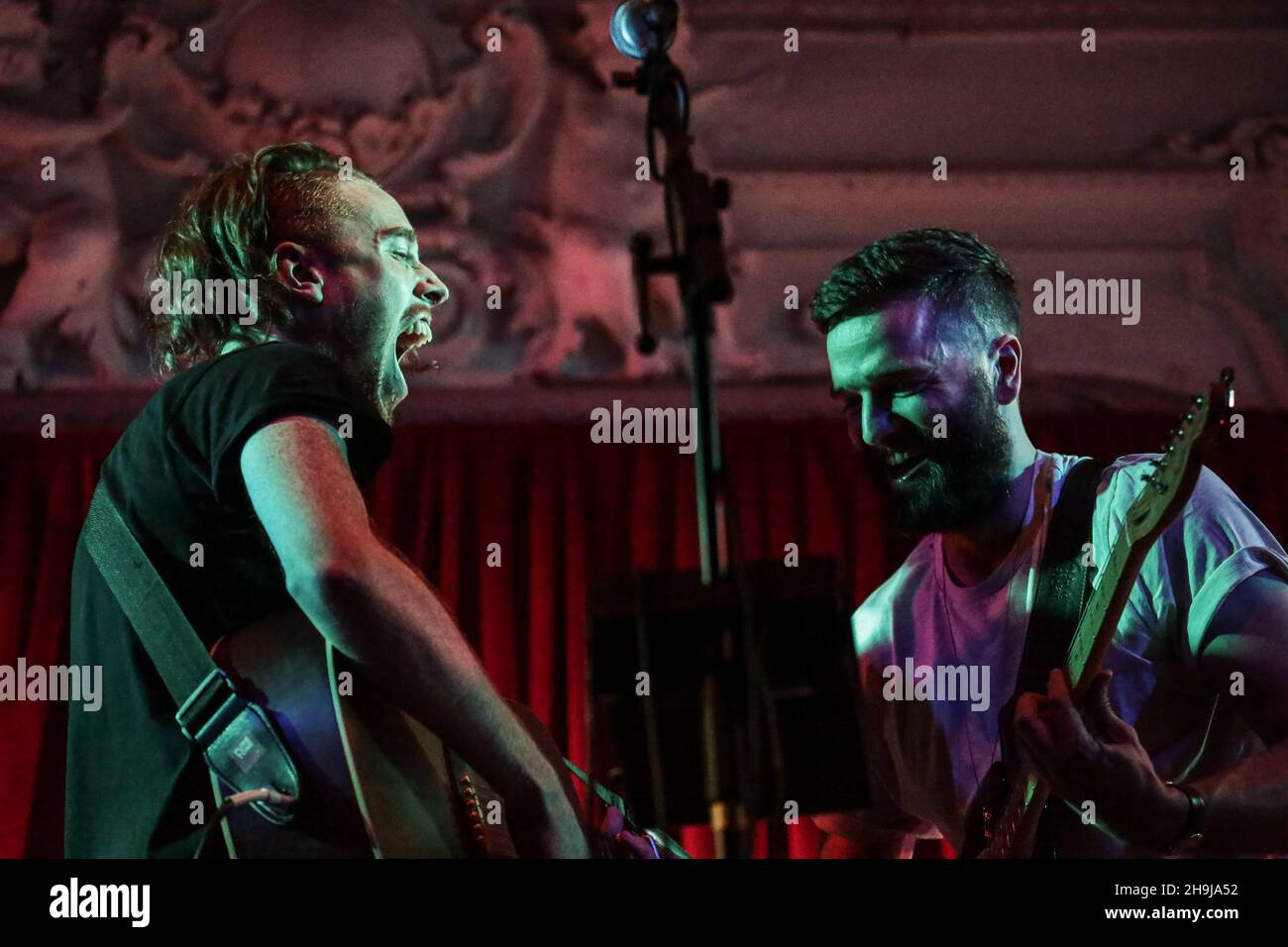 Mt Wolf performing live on stage at Bush Hall in London Stock Photo - Alamy