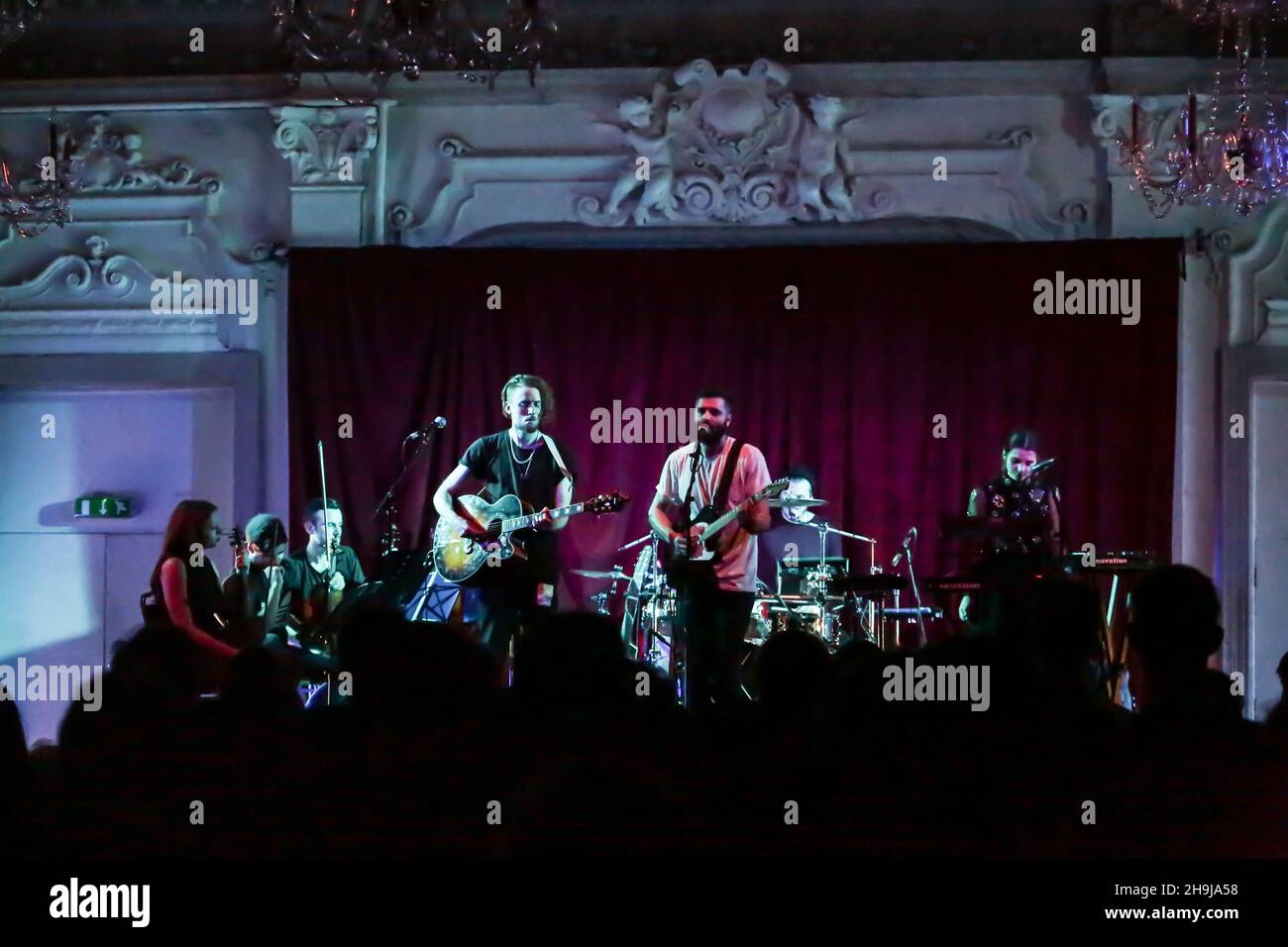 Mt Wolf performing live on stage at Bush Hall in London Stock Photo - Alamy