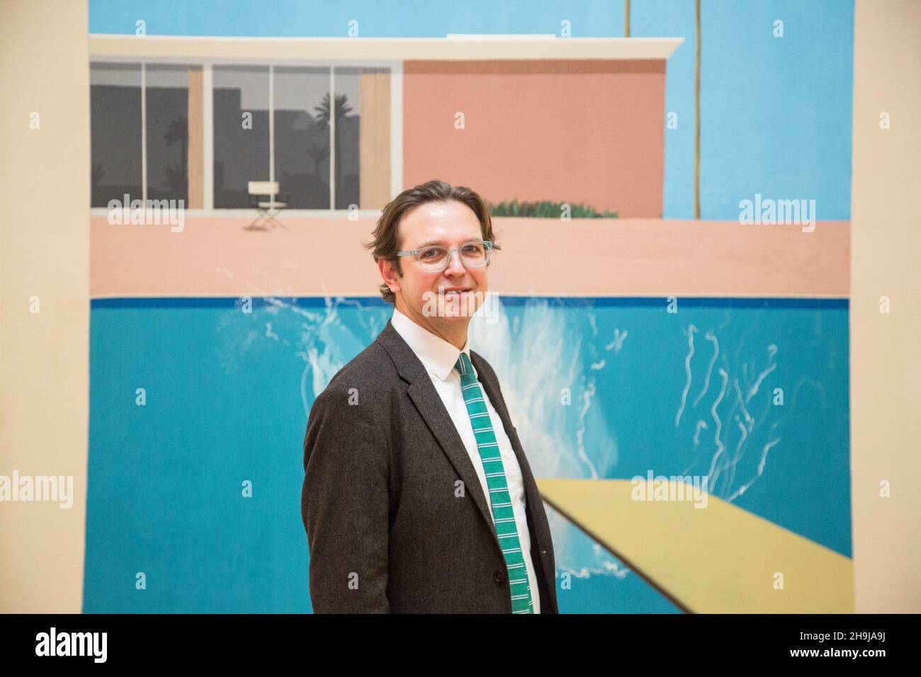 Alex Farquharson, new Director of Tate Britain poses for press photos ...