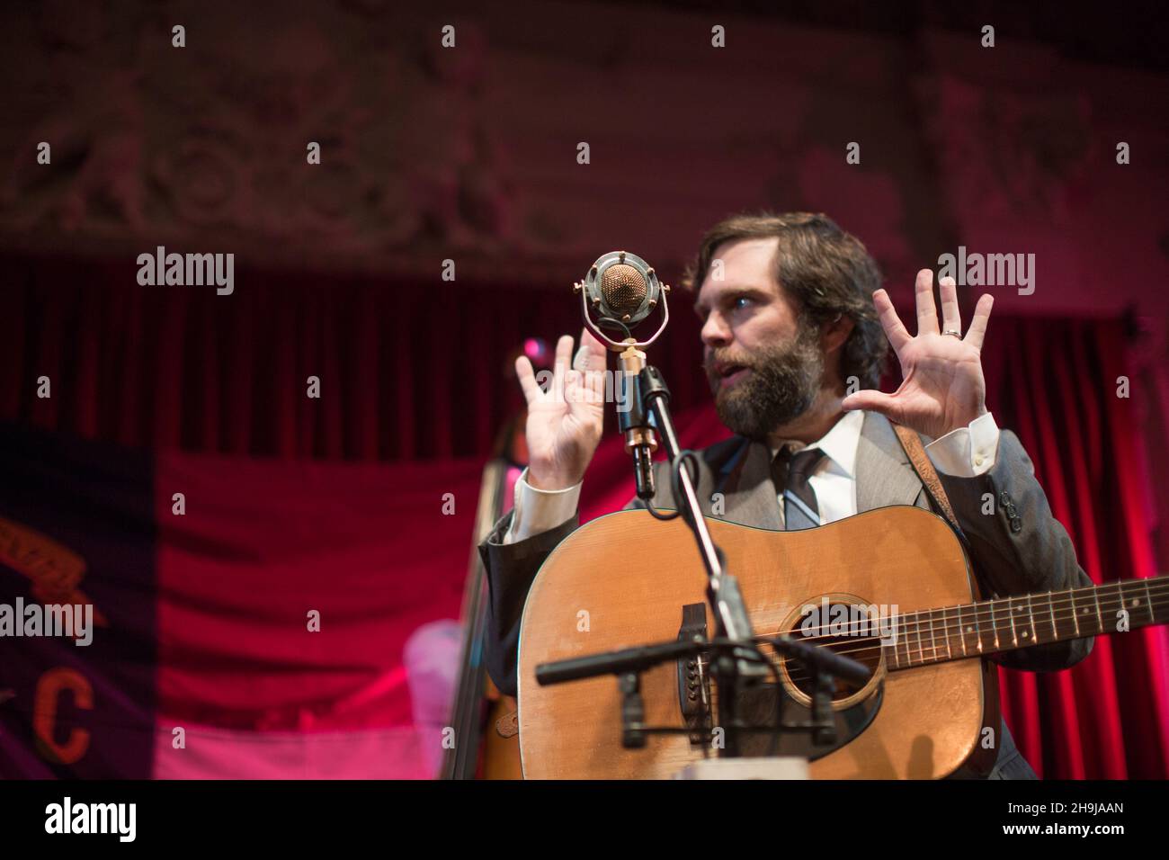 Dave Wilson of Bluegrass band Chatham County Line performing live on ...