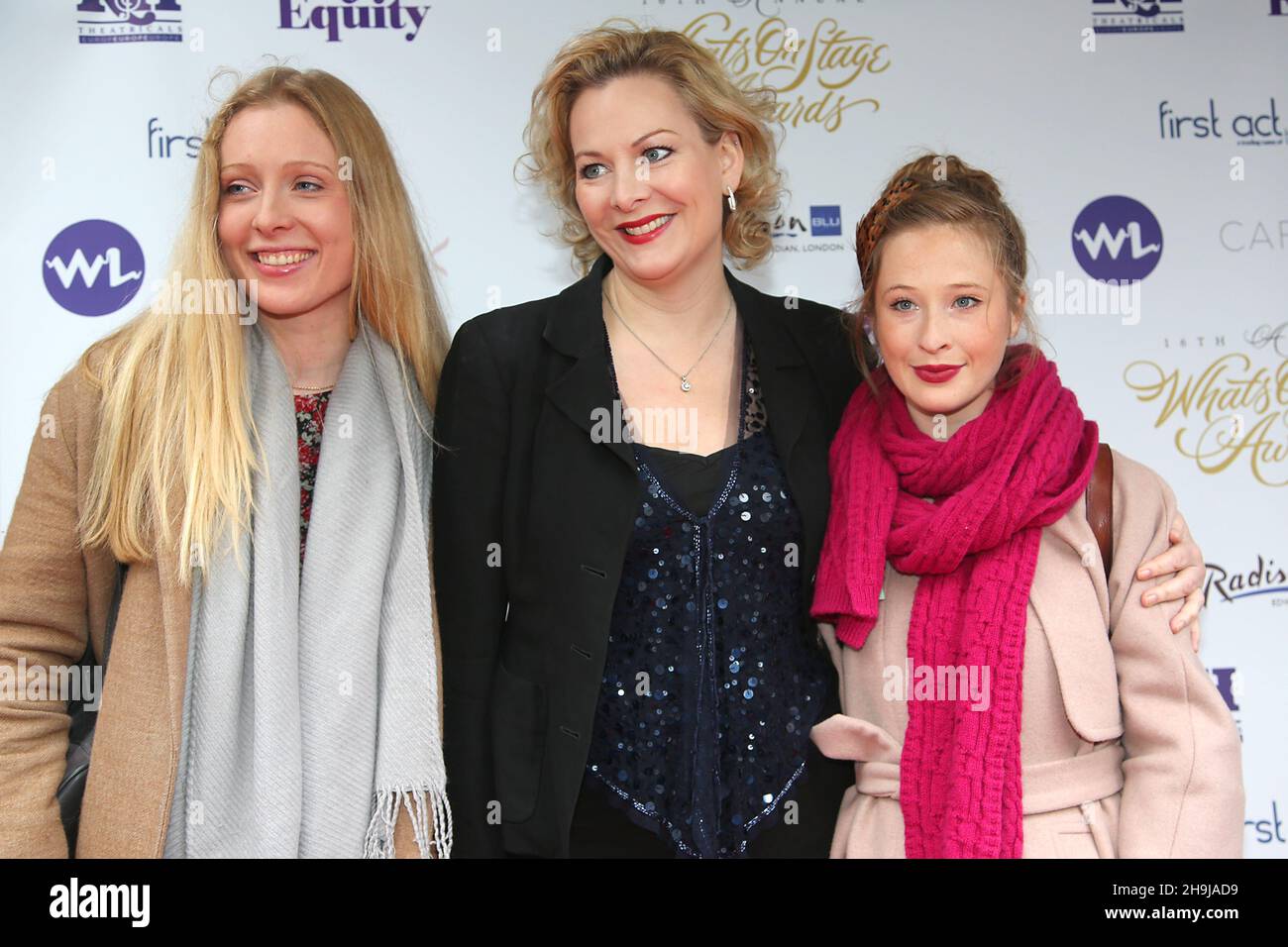 Celeste Goodwill (left) and Imogen Doel (right) arriving at the 2015 ...