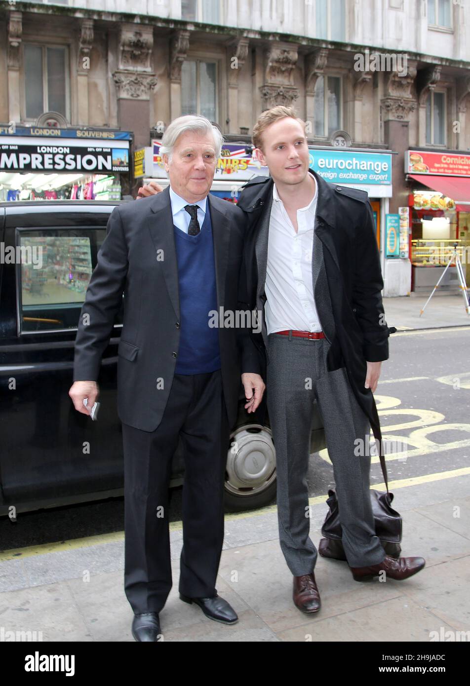 Jack and James Fox arriving at the 2015 WhatsOnStage Awards at the Cafe ...