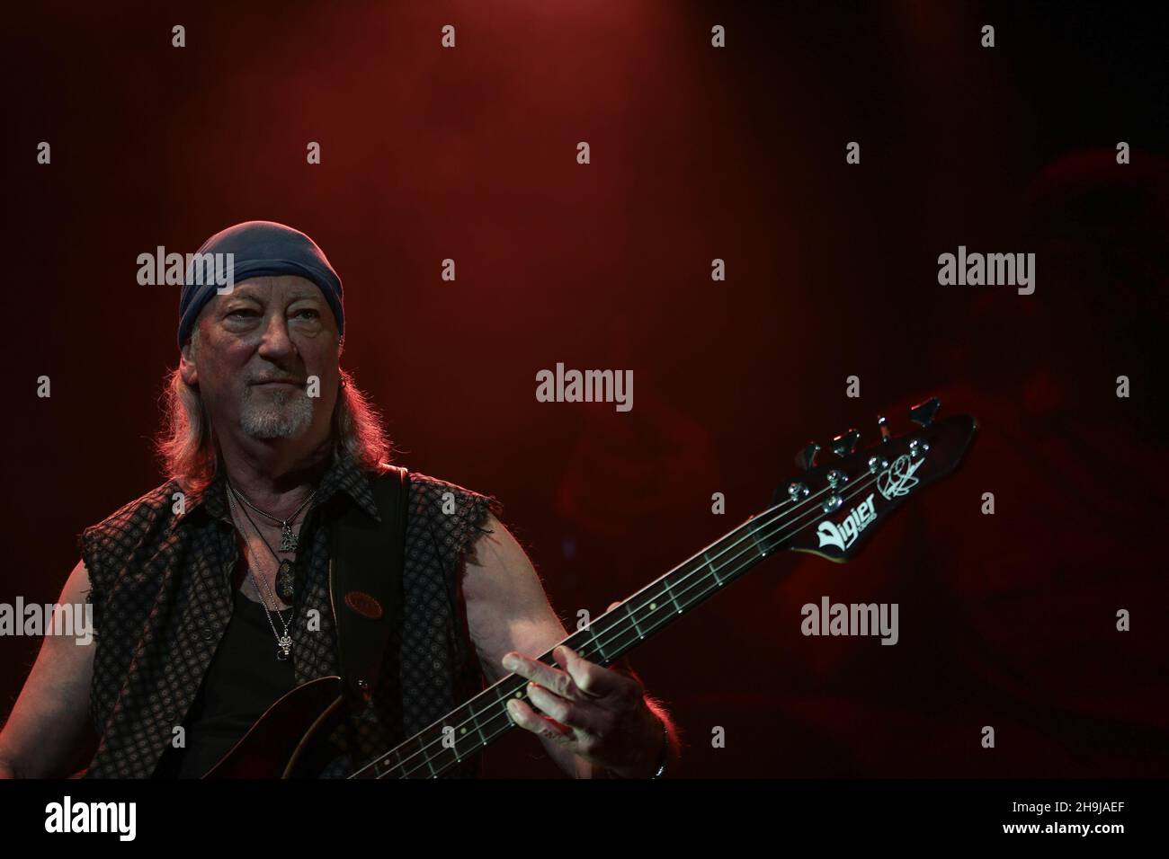 Roger Glover, bass player in Deep Purple, playing a one-off UK date at ...