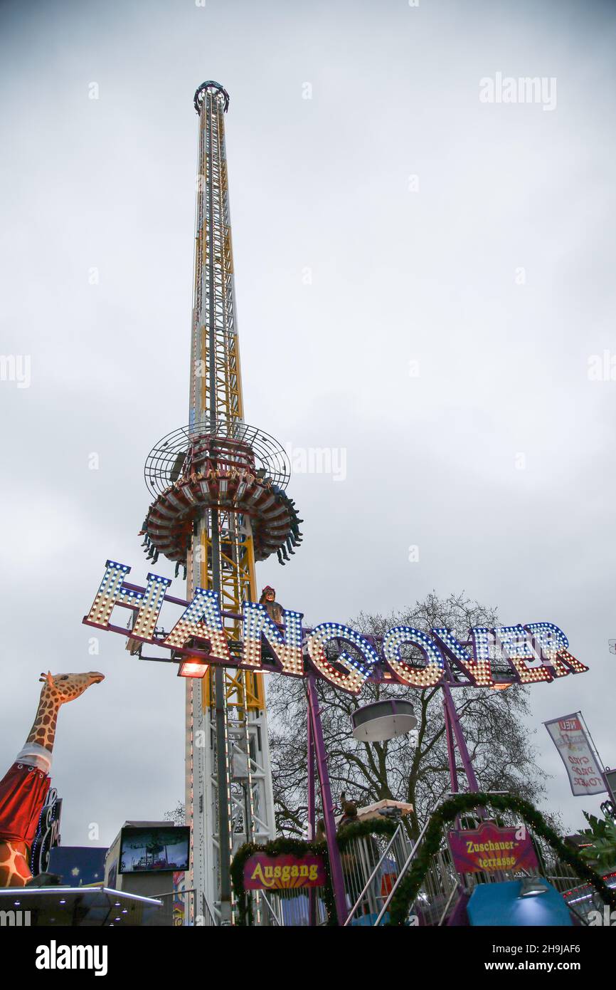 The Hangover ride at the Winter Wonderland in Hyde Park in London. From ...