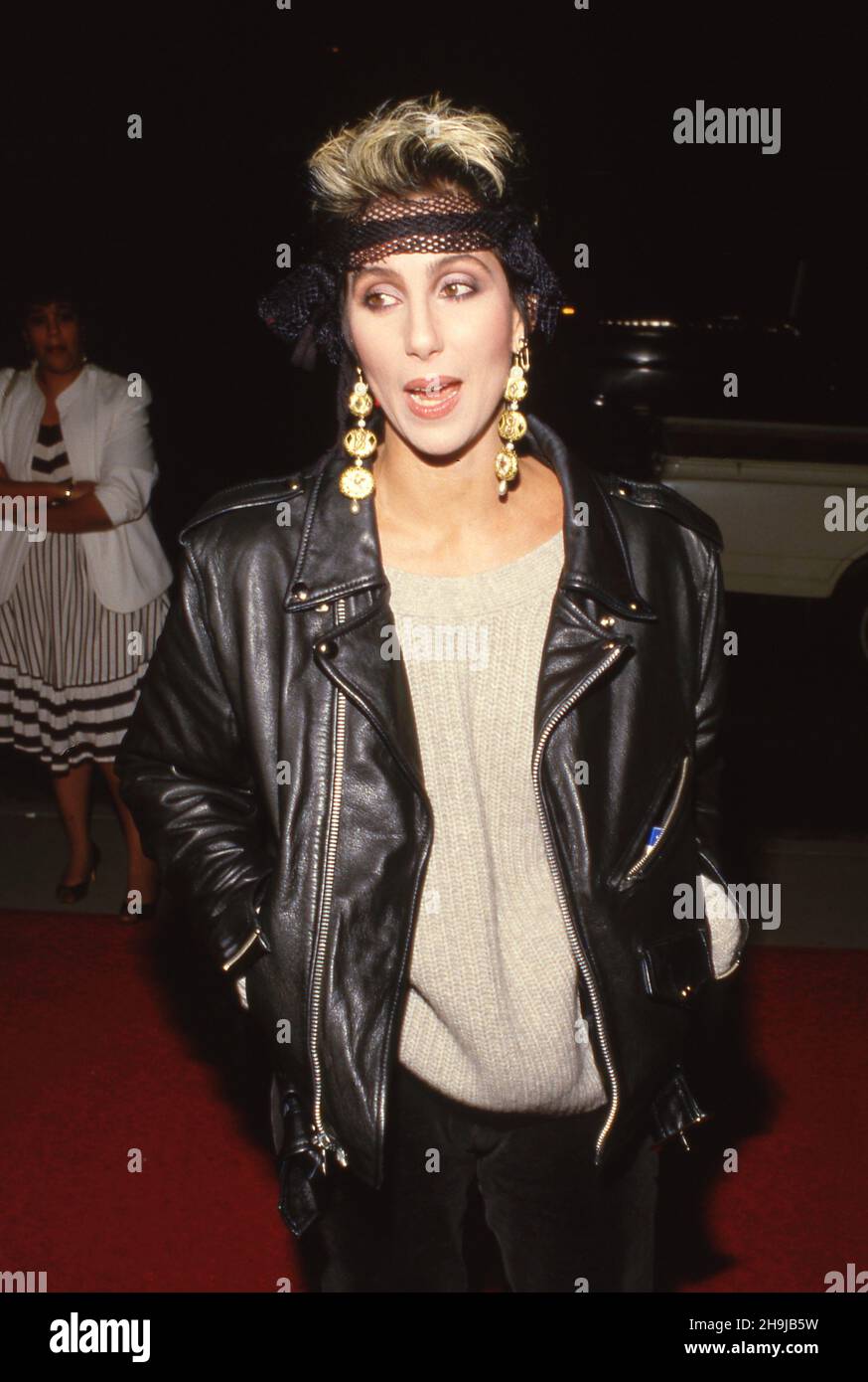 Cher attends the "Mask" West Hollywood Premiere on March 5, 1985 at DGA ...