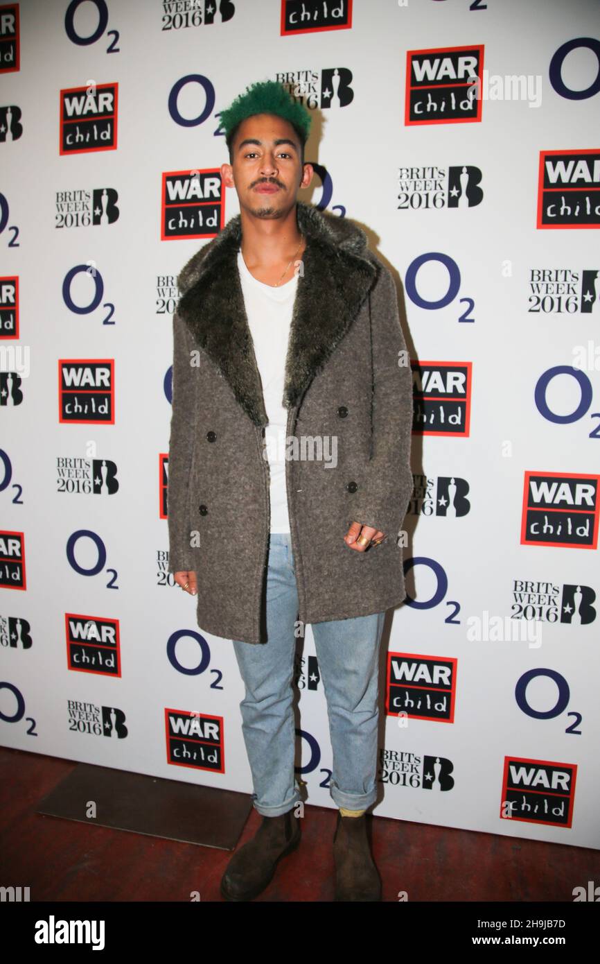 Jordan Stephens arriving at the War Child benefit gig by Florence and ...