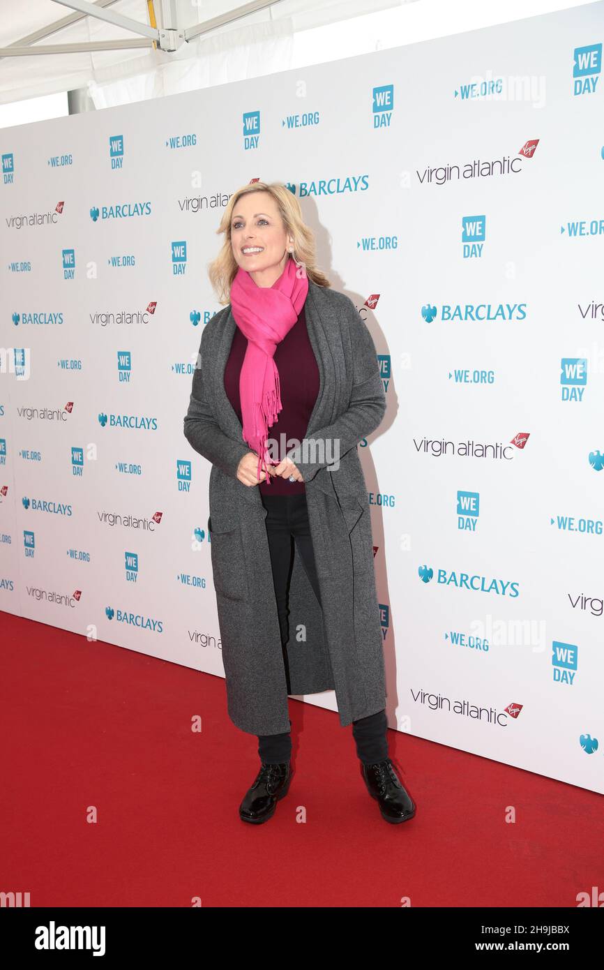 Marlee Matlin arriving at the third annual We Day at Wembley SSE, an ...