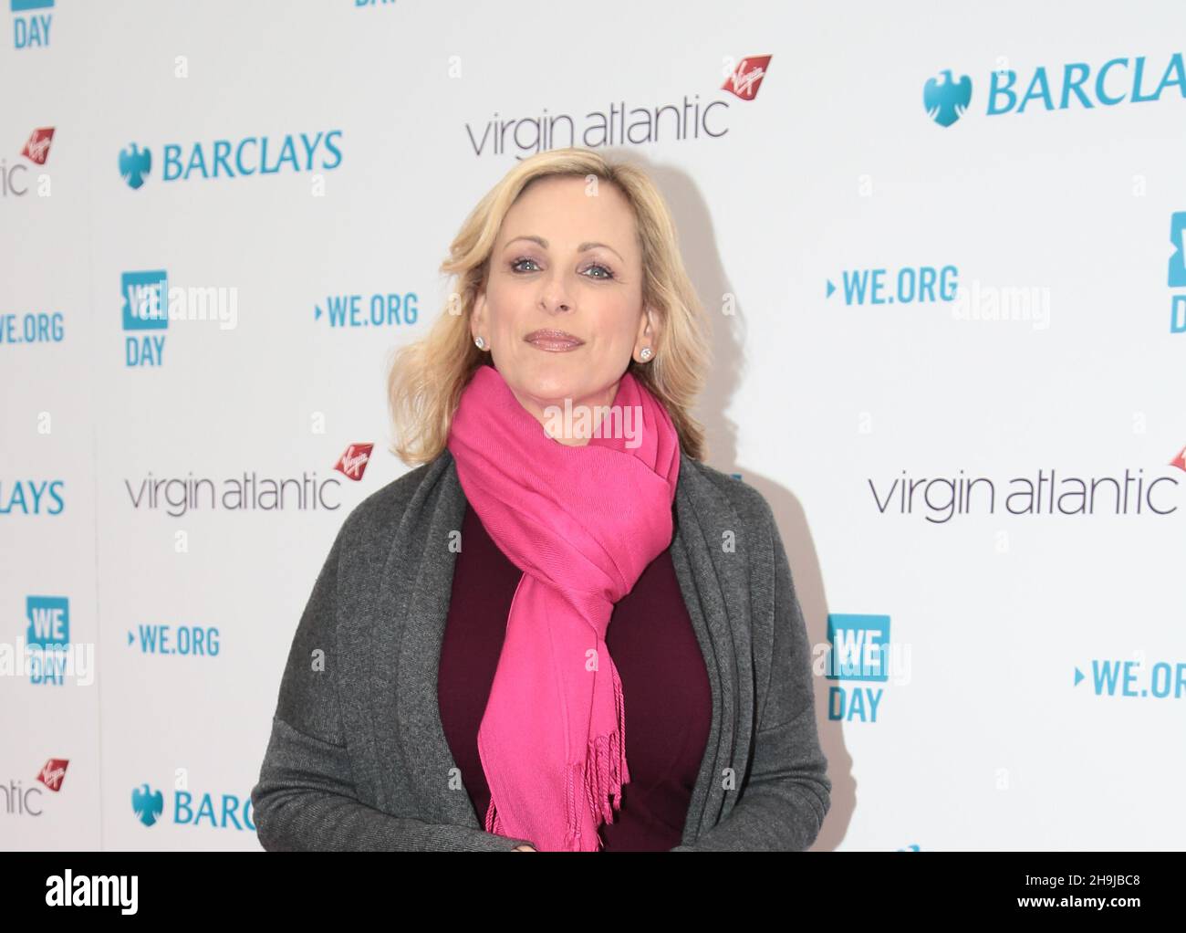 Marlee Matlin arriving at the third annual We Day at Wembley SSE, an ...
