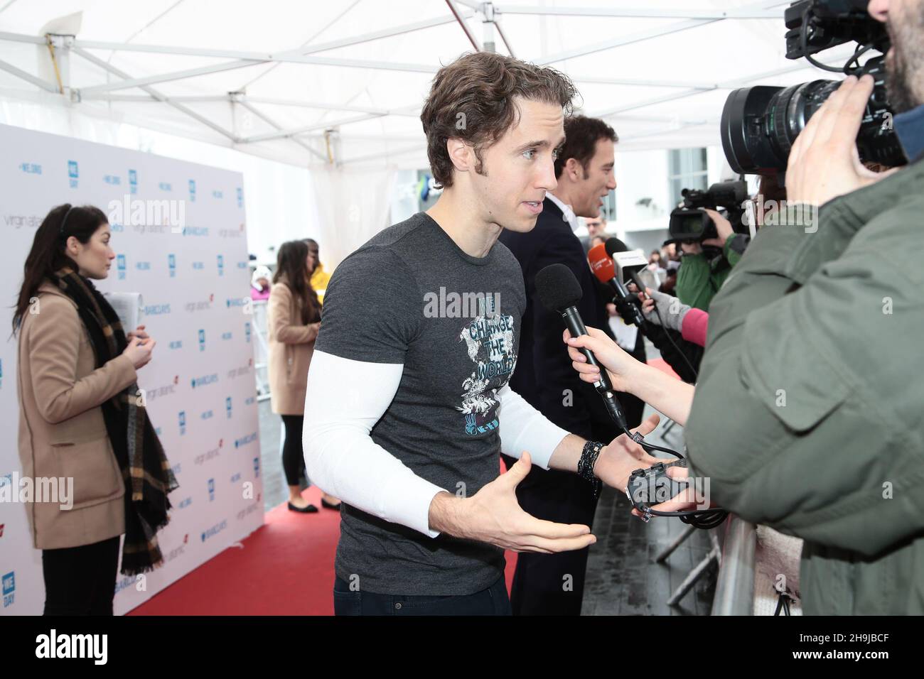 Craig Kielburger arriving at the third annual We Day at Wembley SSE, an ...