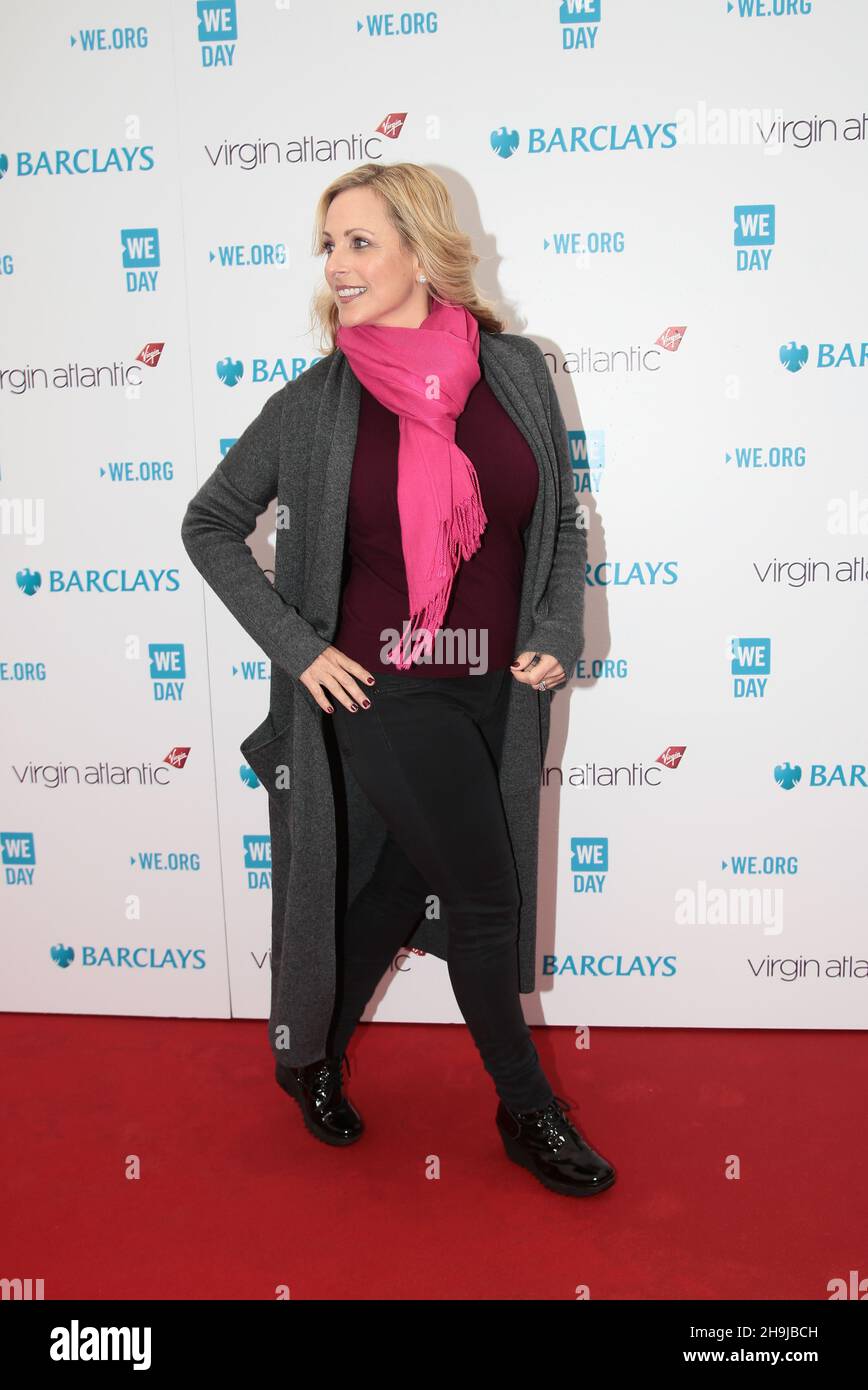 Marlee Matlin arriving at the third annual We Day at Wembley SSE, an ...